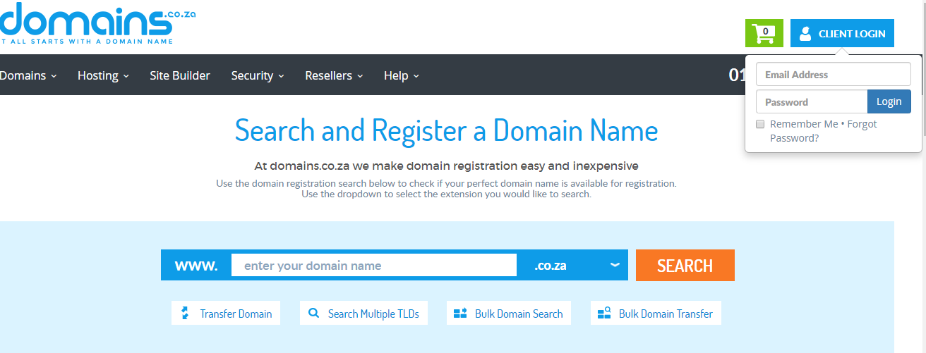 How to Transfer a Domain from Domains.co.za to Truehost
